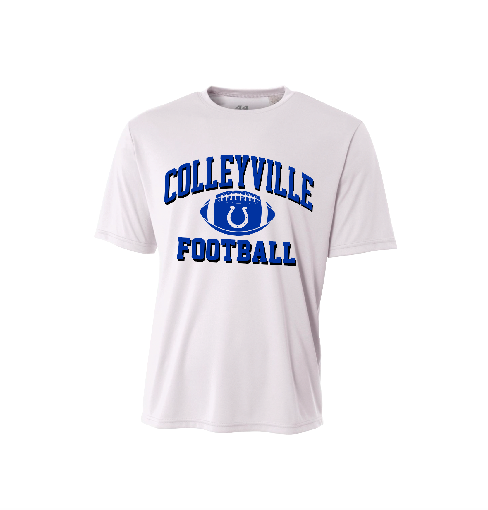 CMS Football Team - SS Performance DriFit Tee in White – Colleyville Colts